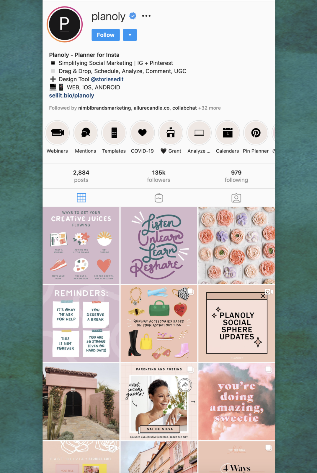 Creating-a-Consistent-Instagram-Feed-Planoly - Showit Blog
